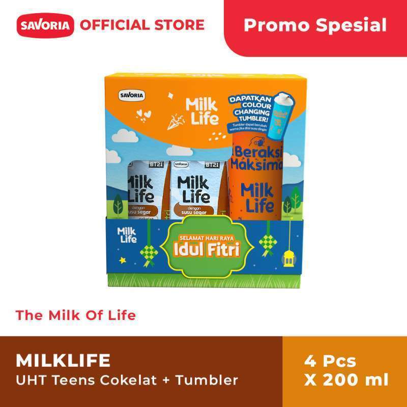 Jual Bandung - Paket Festive 4 Pcs Milklife Uht Teens 200 Ml + Merchandise Di Seller Savoria ...