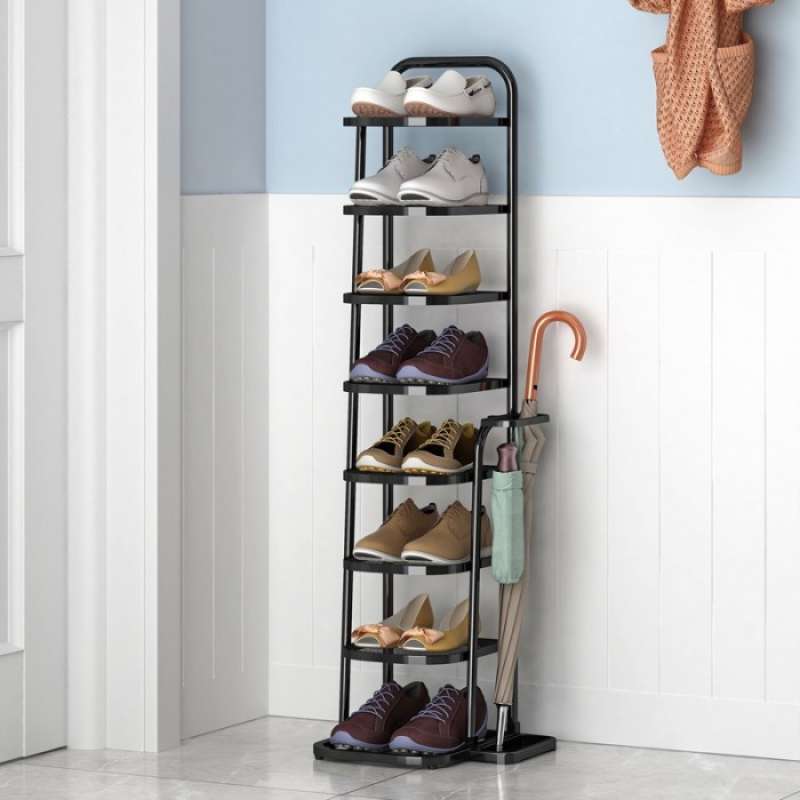Promo Rak Sepatu 5 7 8 Susun Besi Organizer Alas Kaki Sendal Minimalis ...