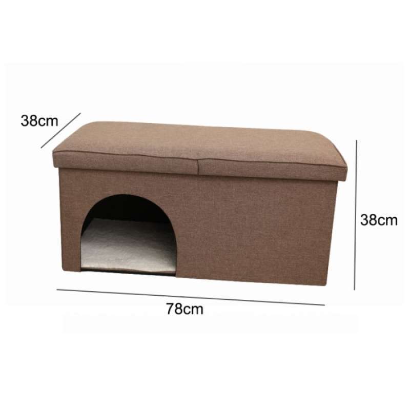 Promo Dejavu Sofa Box Portable Rumah Kucing Storage Box Serbaguna ...