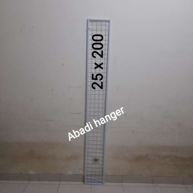 Promo Jaring Ram Besi 25 X 200 Cm Bingkai Putih/hitam/chrome Diskon 27% ...