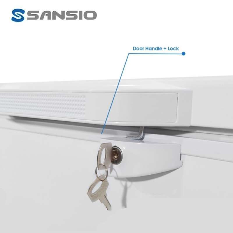 Promo Sansio Chest Freezer 518 Liter San-518Cf / San 518Cf Terbaru ...