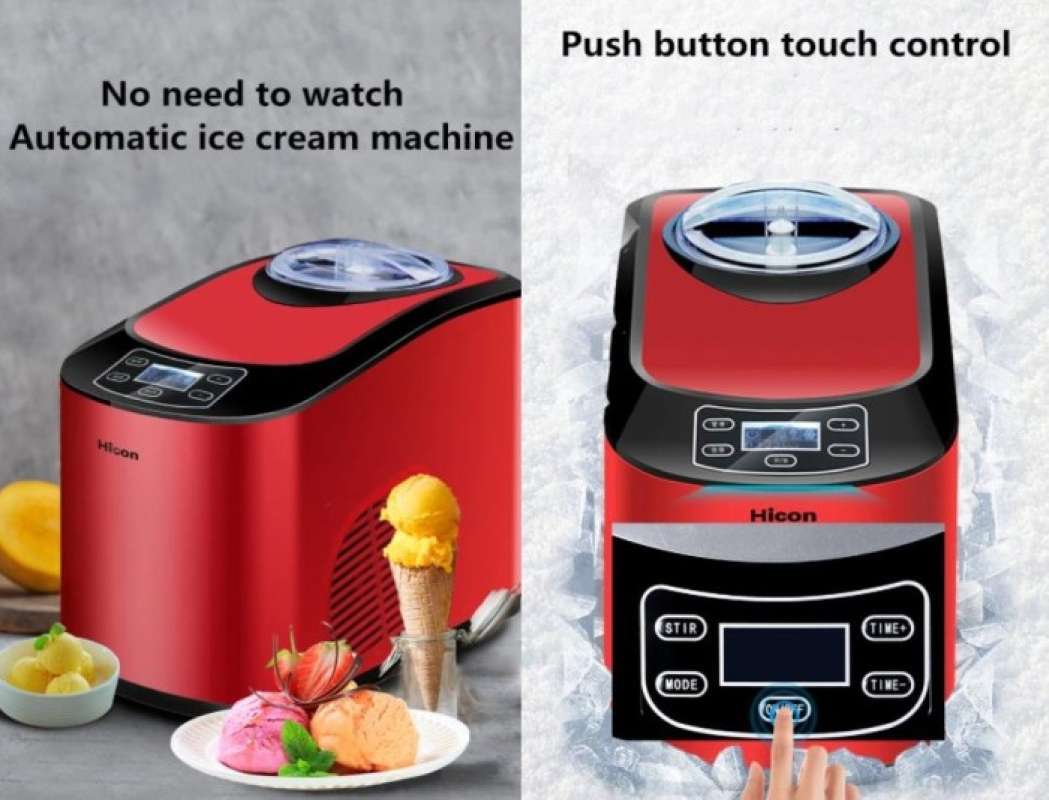 Promo Hicon Home full ICM15-A Automatic mesin ice cream 1.5 Liter ...