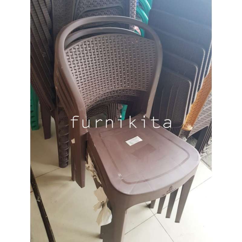 Jual Kursi Plastik Rotan Anyaman Olymplast Ol 209 R Di Seller Furnideco ...