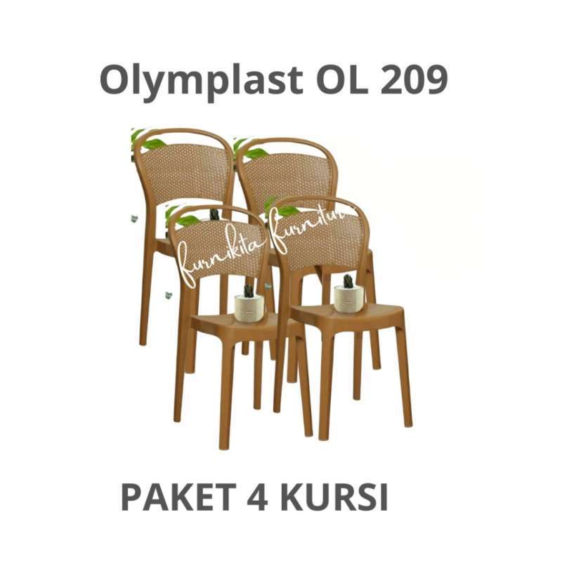 Jual Kursi Plastik Rotan Anyaman Olymplast Ol 209 R Di Seller Furnideco ...