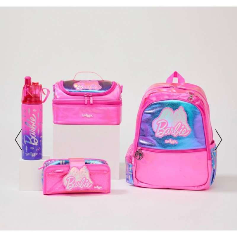 Promo Tas Smiggle Barbie Backpack and Drink Bottle - backpack ...