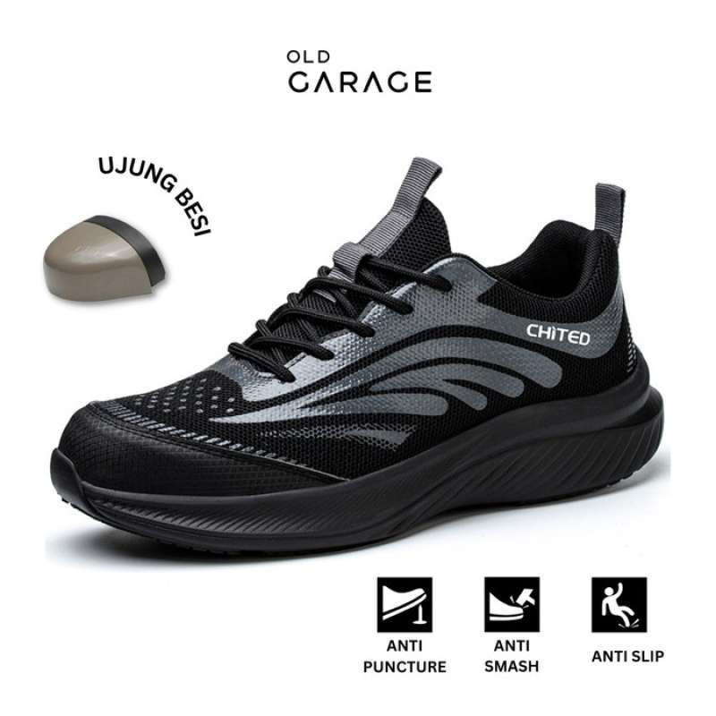 Promo sepatu boot safety besi heavy duty / steel toe cap Diskon 9% di ...