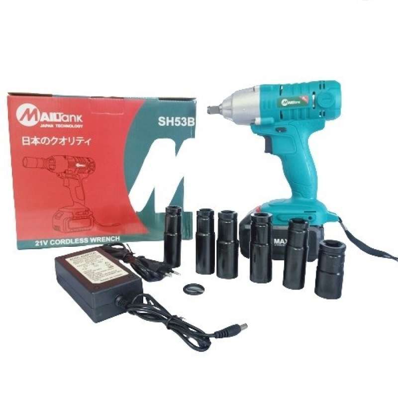 Promo Mesin Bor Pembuka Baut Baterai Mailtank sh-53 Cordless Impact ...