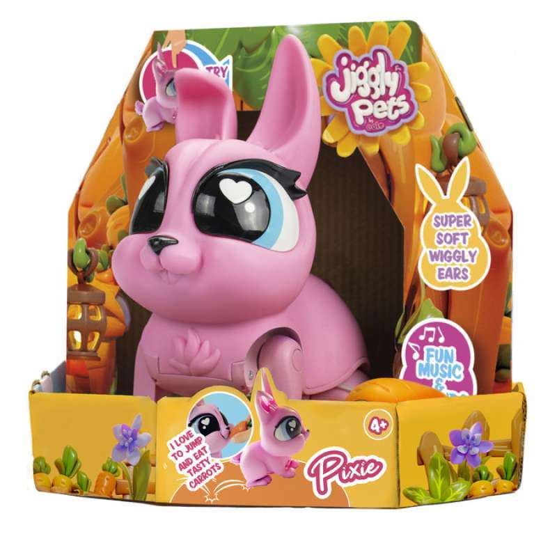 Jual Mainan Figur Kelinci Interaktif Jiggly Pets Pixie Rabbit di Seller ...