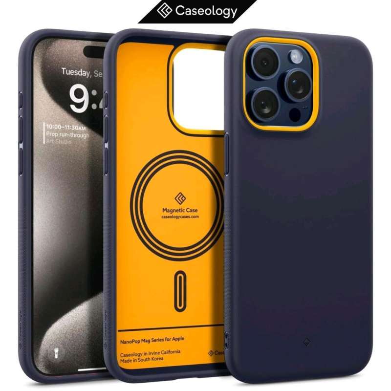 Jual Case iPhone 15 Pro Max Caseology Nano Pop MagSafe Magnet Slim Anti Crack Casing - 15 Pro ...