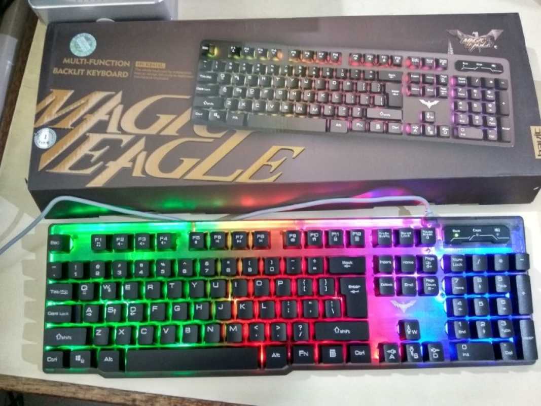 Promo keyboard Gaming magic eagle HAVIT Hv-Kb 414L Diskon 9% di Seller ...