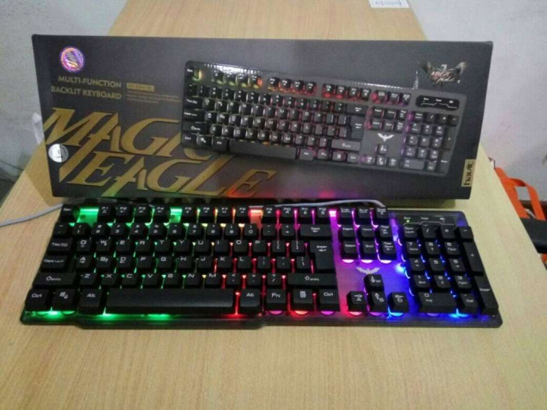 Promo keyboard Gaming magic eagle HAVIT Hv-Kb 414L Diskon 9% di Seller ...