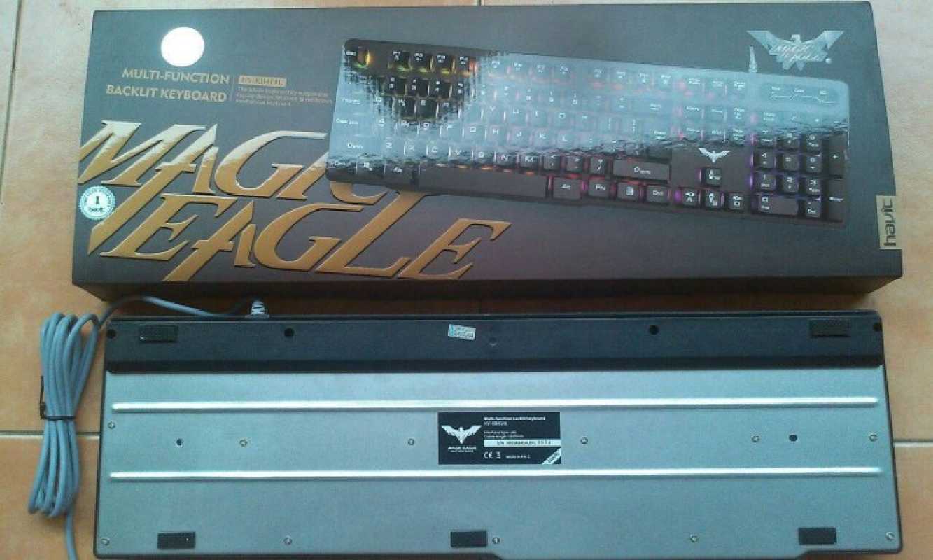 Promo keyboard Gaming magic eagle HAVIT Hv-Kb 414L Diskon 9% di Seller ...