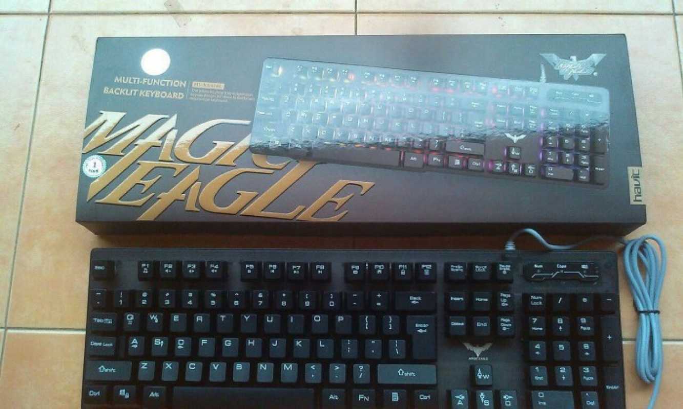 Promo keyboard Gaming magic eagle HAVIT Hv-Kb 414L Diskon 9% di Seller ...