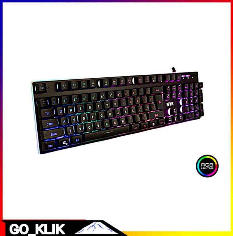 Promo Keyboard GAMING NEMESIS NYK RGB UNDERGLOW KR-301 Diskon 9% di ...