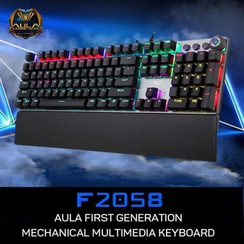 Promo AULA GAMING KEYBOARD MECHANICAL F2058 Diskon 9% di Seller SAFKA ...