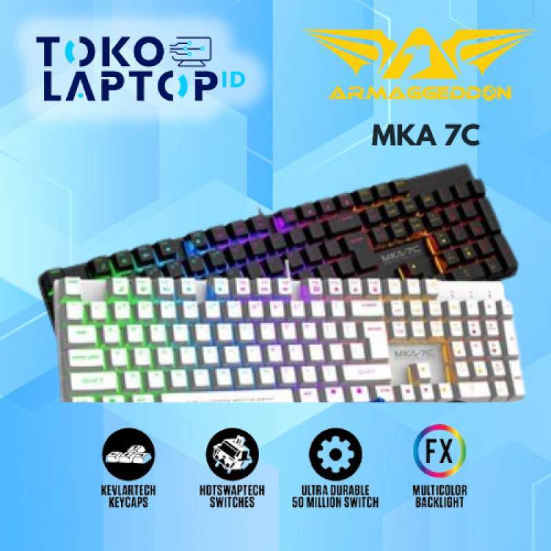 Promo Armaggeddon MKA 7C / MKA-7C Psycheagle Fullsize Gaming Keyboard ...