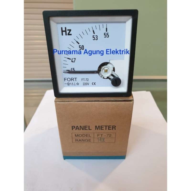 Promo Hz Meter Analog 220V FT-72HZ FORT Diskon 23% di Seller Lixia ...