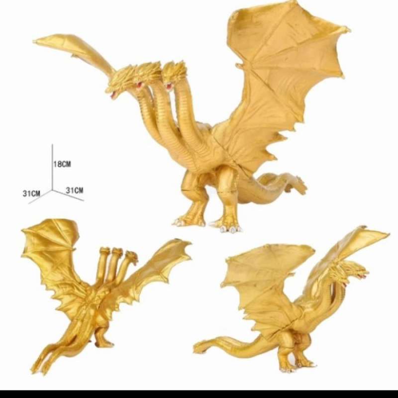 Promo Mainan Godzilla King of Monster 2019 Monster Zero King Ghidorah ...