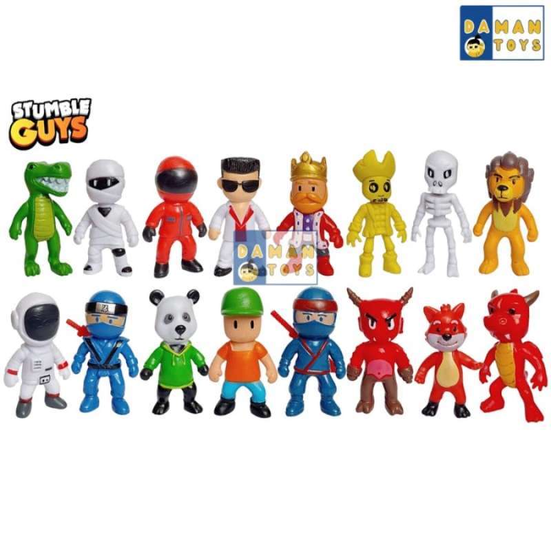 Promo Mainan Pajangan Stumble Guys Astronaut Vaquero Pirate Action ...
