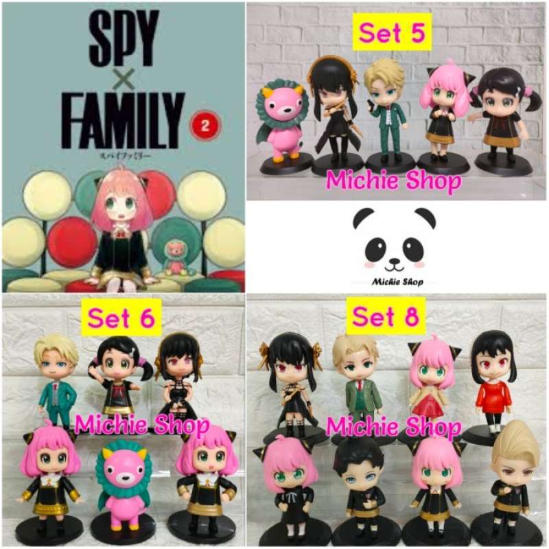 Promo Miniatur Anime Spy x Family Topper Figure Anya Loid Yor Forger ...