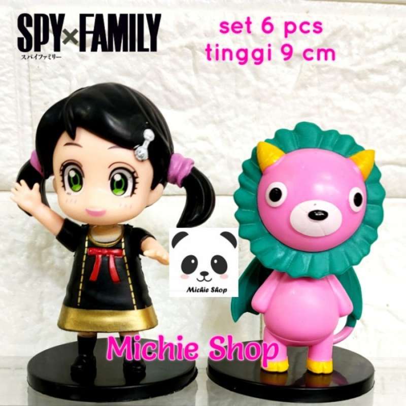 Promo Miniatur Anime Spy x Family Topper Figure Anya Loid Yor Forger ...