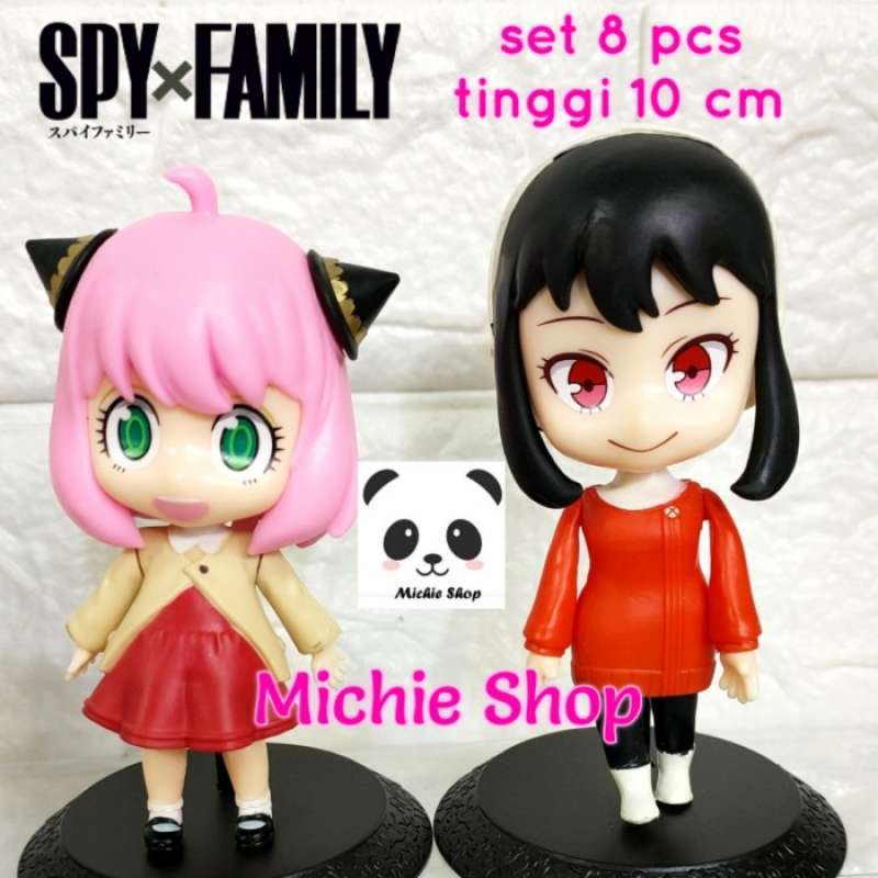 Promo Miniatur Anime Spy x Family Topper Figure Anya Loid Yor Forger ...