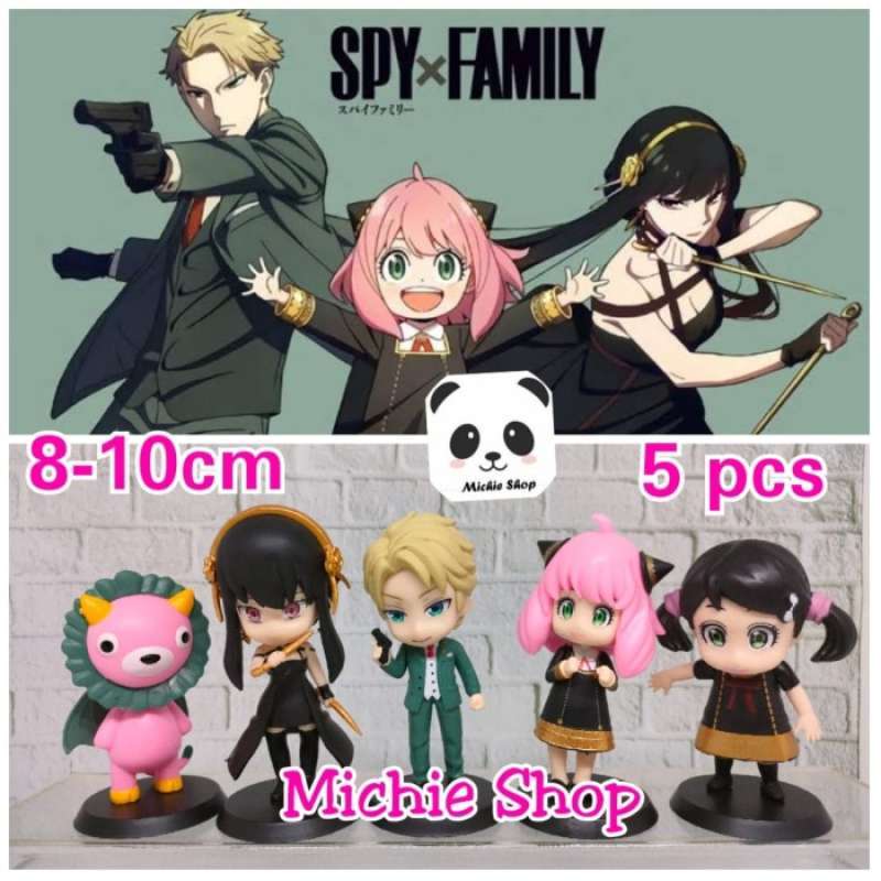 Promo Miniatur Anime Spy x Family Topper Figure Anya Loid Yor Forger ...