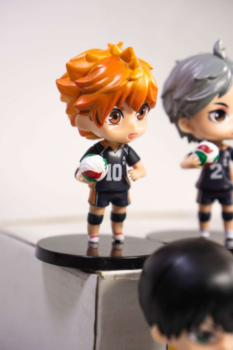 Promo Figure Set Anime Haikyuu 6 pcs Kageyama Hinata Sugawara Haiba ...