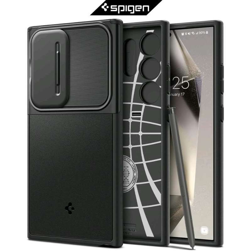 Jual Case Samsung Galaxy S24 Ultra 5G Spigen Optik Armor Lens Cover CamShield Casing di Seller ...