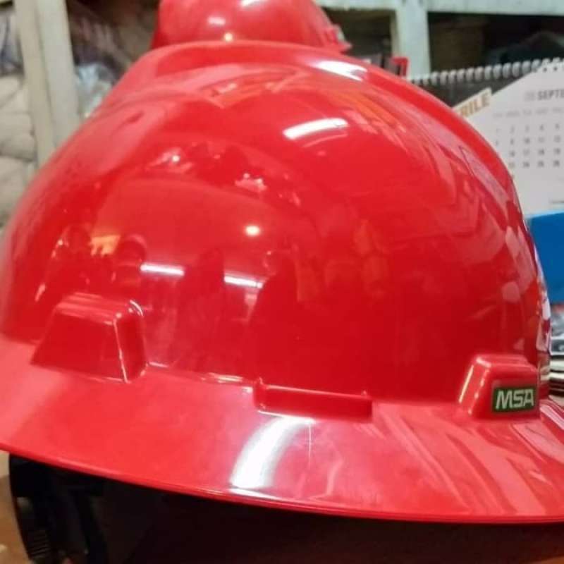 Promo Helm Proyek MSA V-Gard FullBrim / Safety Helmet MSA Original ...