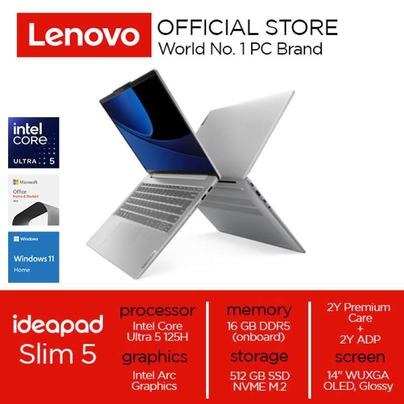 Promo Lenovo Ideapad Slim 5 14imh9 Core Ultra 5 125h 16gb 512gb W11 Ohs ...