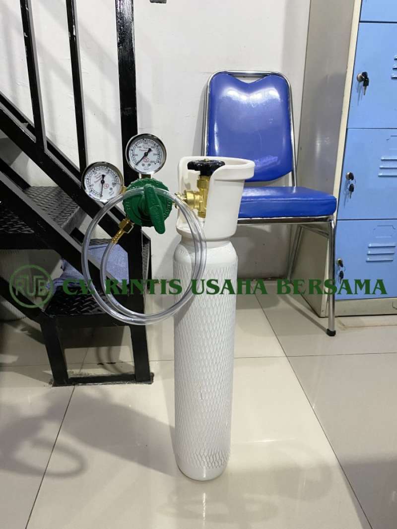 Promo Tabung Oksigen 0,5m3 + Regulator untuk packing ikan + Selang Diskon 33% di Seller KSM ...
