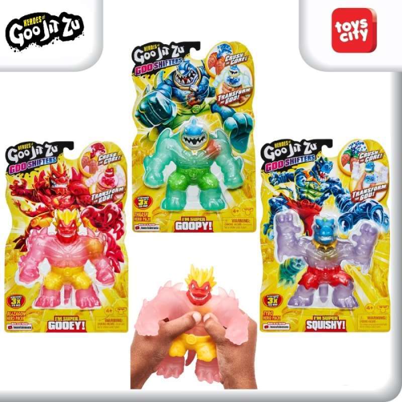 Promo Heroes of Goo Jit Zu Goo Shifters Hero Pack Mainan Figure Diskon 23% di Seller Qairina ...