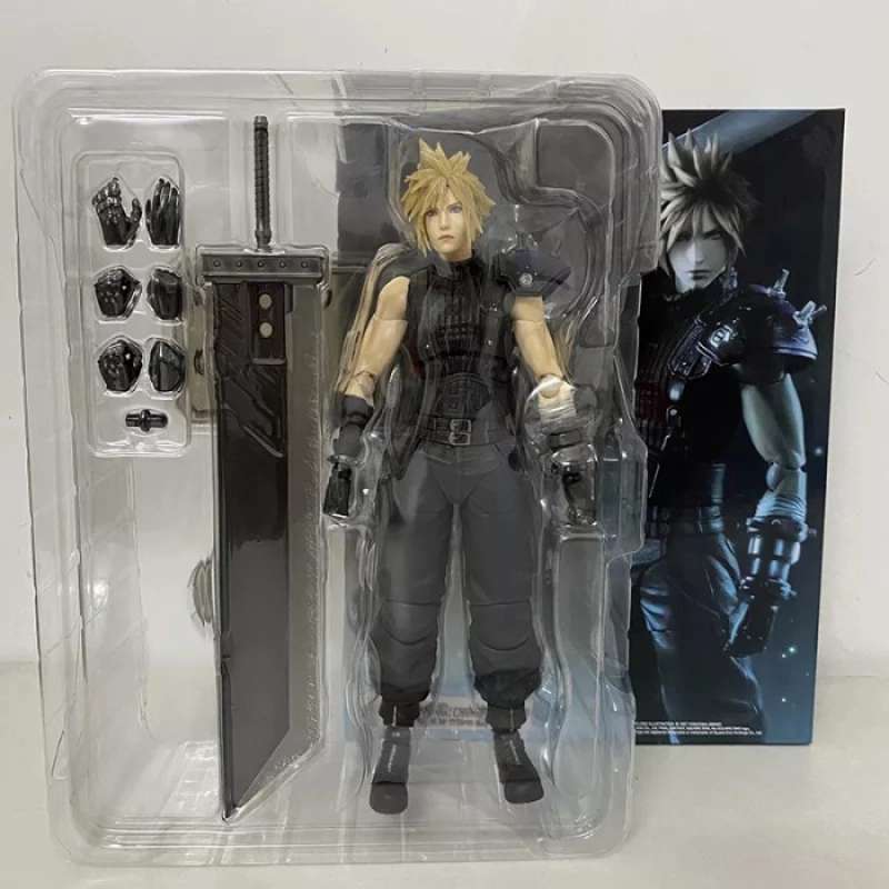 Promo Playarts Kai Final Fantasy 7 Remake Cloud Strife Play Arts Figure ...