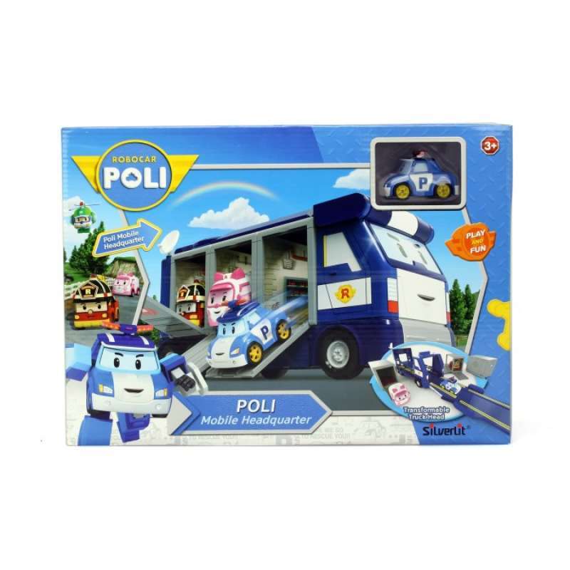 Promo Robocar Poli Poli Mobile Headquarter 83377 Mainan Anak Diskon 23% ...