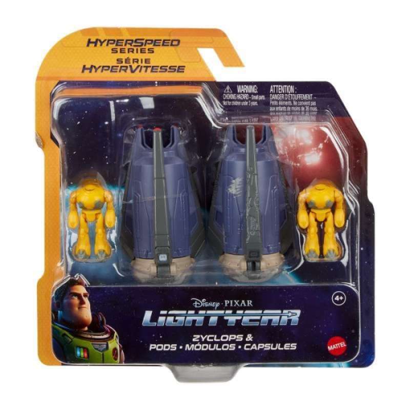 Promo MATTEL Disney Pixar Lightyear Hyperspeed Series Zyclops & Pods ...