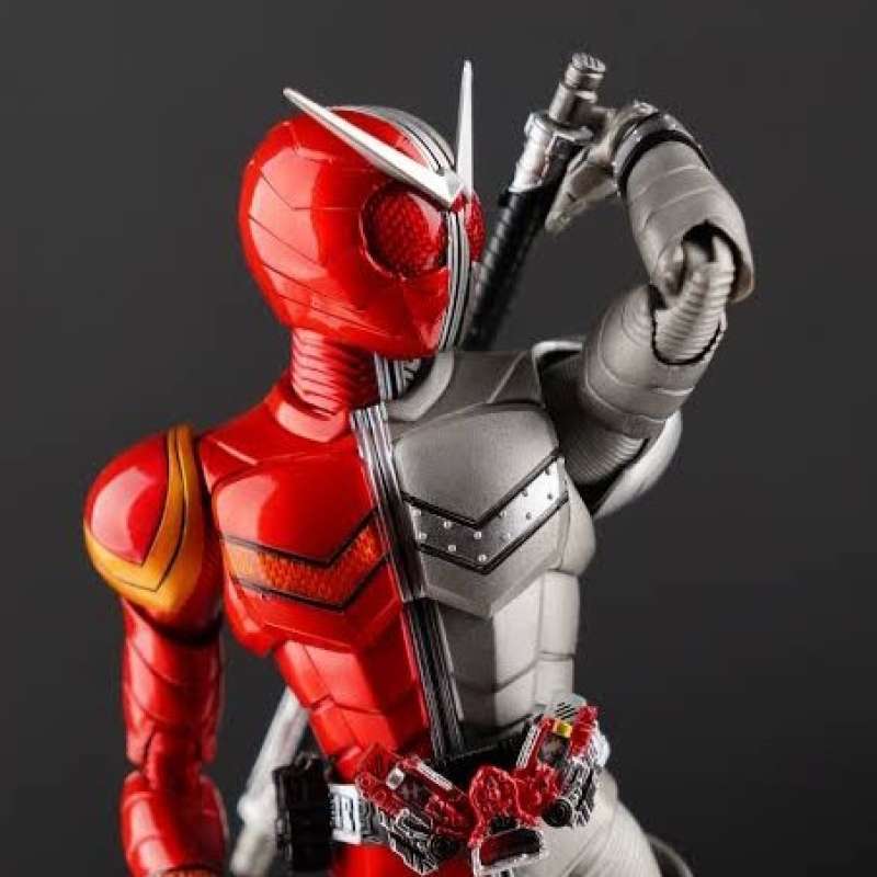 Promo SHF Kamen Rider W Double Heat Metal SS Shinkocchou Seihou Figure ...