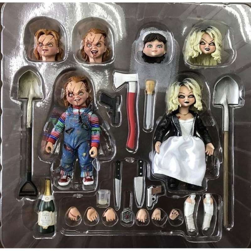 Promo Neca Bride Of Chucky Ultimate Chucky & Tiffany Action Figure ...
