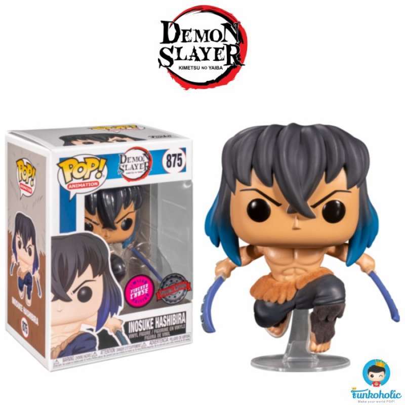 Promo POP! Demon Slayer - Inosuke Hashibira without Mask Flocked CHASE ...