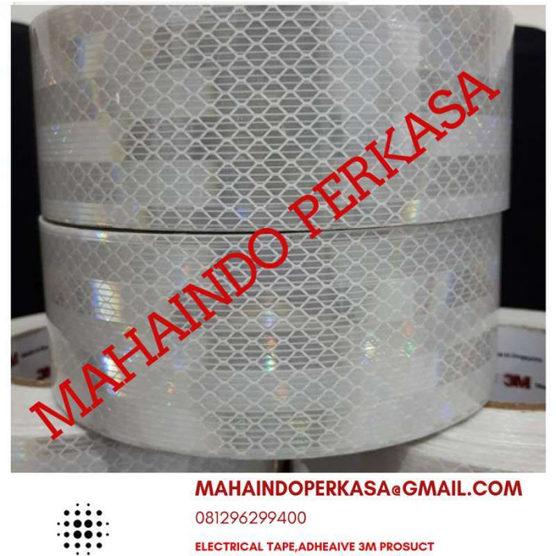 Promo 3M Sticker Diamond Scotchlite Reflective Tape 5cm x 15m Diskon 23 ...