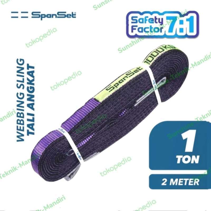 Promo Spanset Webbing Sling Cap. 1 Ton x 2 Meter Diskon 23% di Seller ...