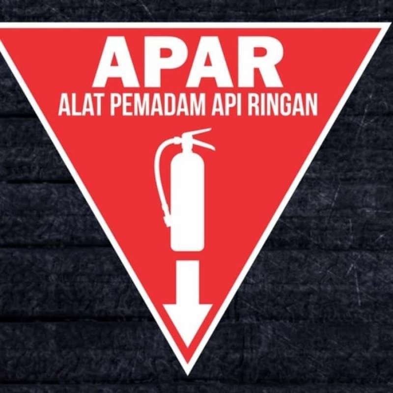 Promo Sticker Tanda APAR / Stiker Tanda Alat Pemadam Api Ringan ...