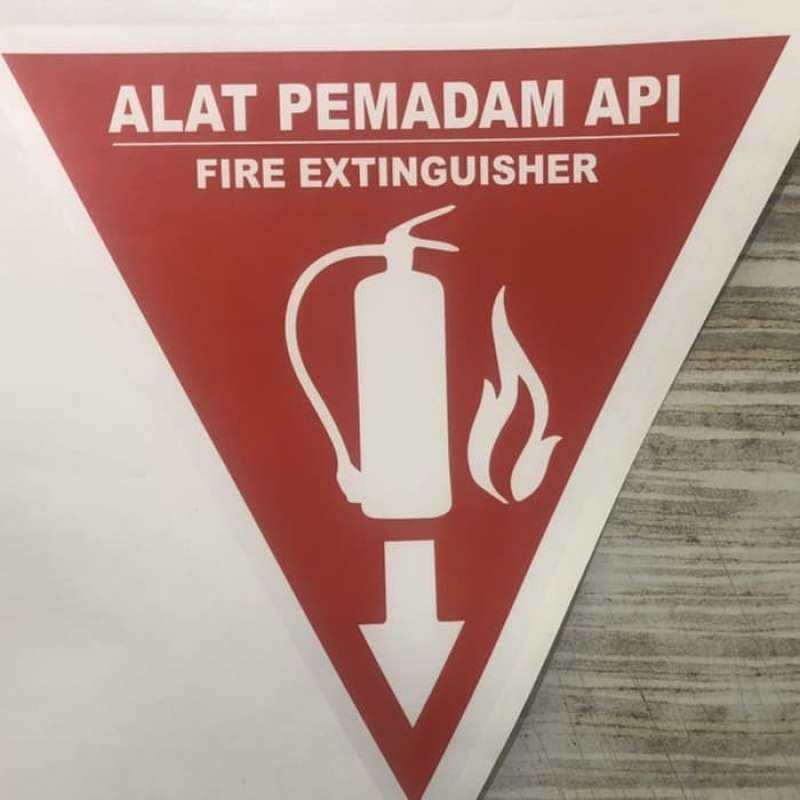 Promo Sticker Tanda APAR / Stiker Tanda Alat Pemadam Api Ringan ...