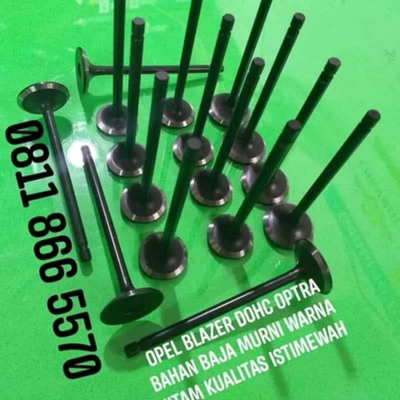 Promo KLEP VALVE IN INTAKE MINYAK ATAU API EXHAUST EX OPEL BLAZER DOHC ...