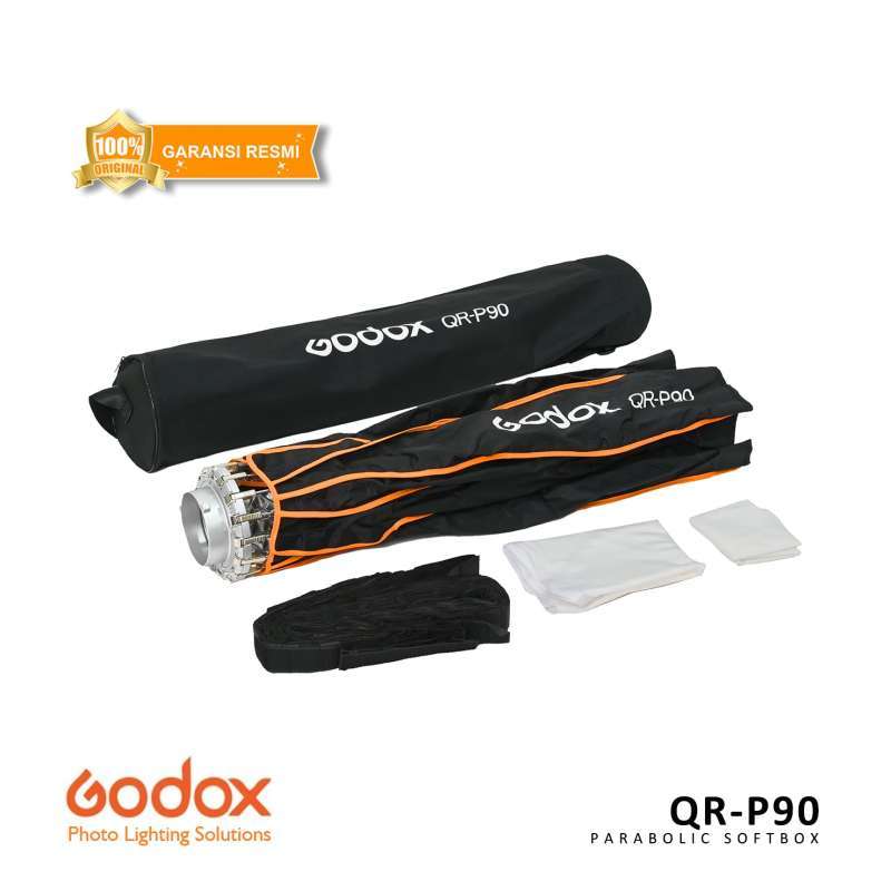 Jual Godox QR-P90 Quick Release Parabolic Softbox 90cm Grid di Seller ...