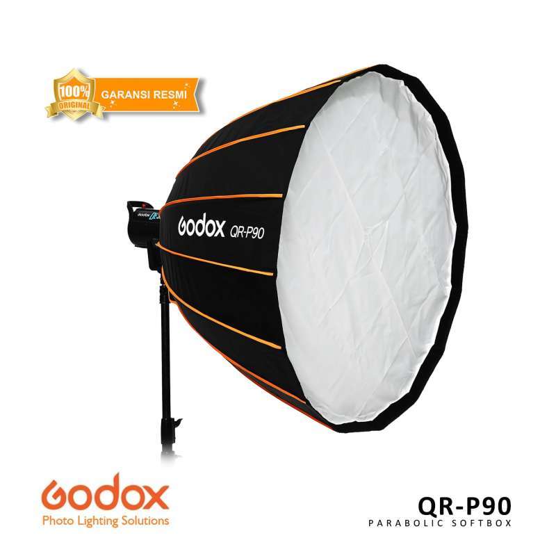 Jual Godox QR-P90 Quick Release Parabolic Softbox 90cm Grid di Seller ...