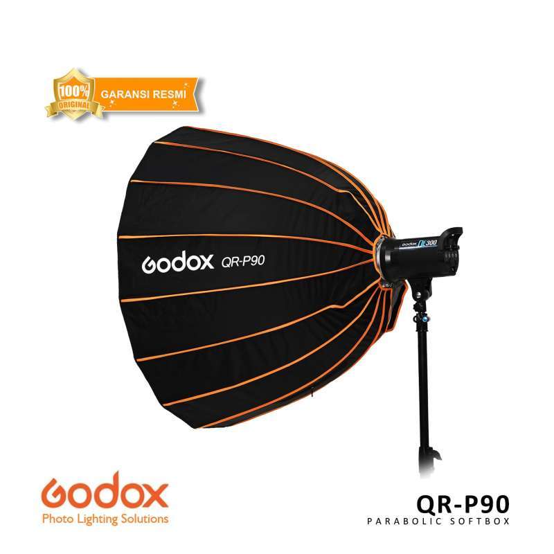 Jual Godox QR-P90 Quick Release Parabolic Softbox 90cm Grid di Seller ...