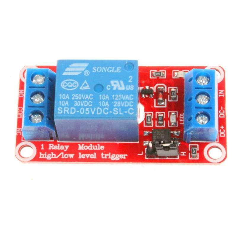 Jual 1 Channel Relay with Optocoupler Module Board Shield High Low ...
