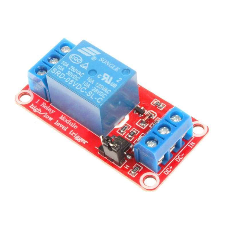 Jual 1 Channel Relay with Optocoupler Module Board Shield High Low ...