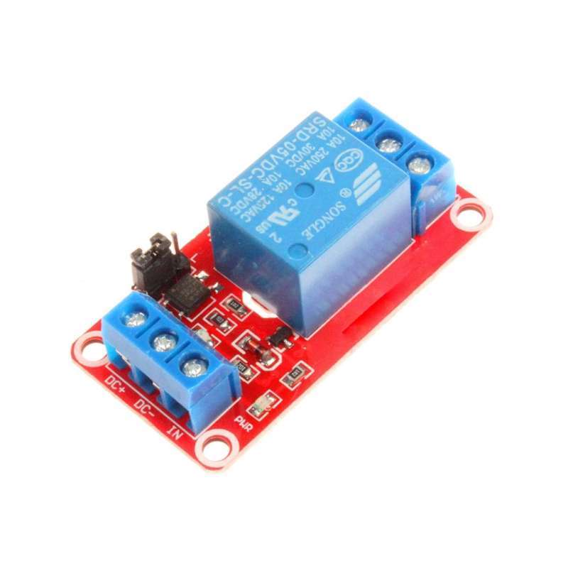 Jual 1 Channel Relay with Optocoupler Module Board Shield High Low ...